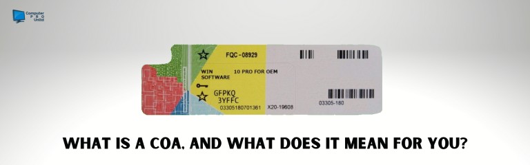 What is a Computer COA, and What Does It Mean For You?