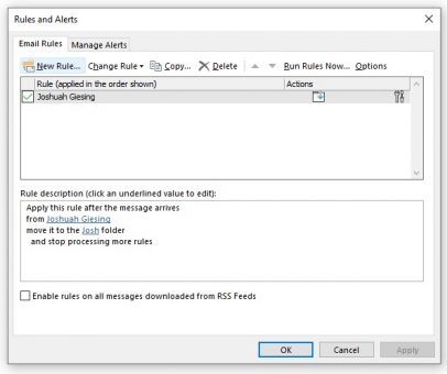 How to Create Rules in Outlook - Computer PRO Unltd.