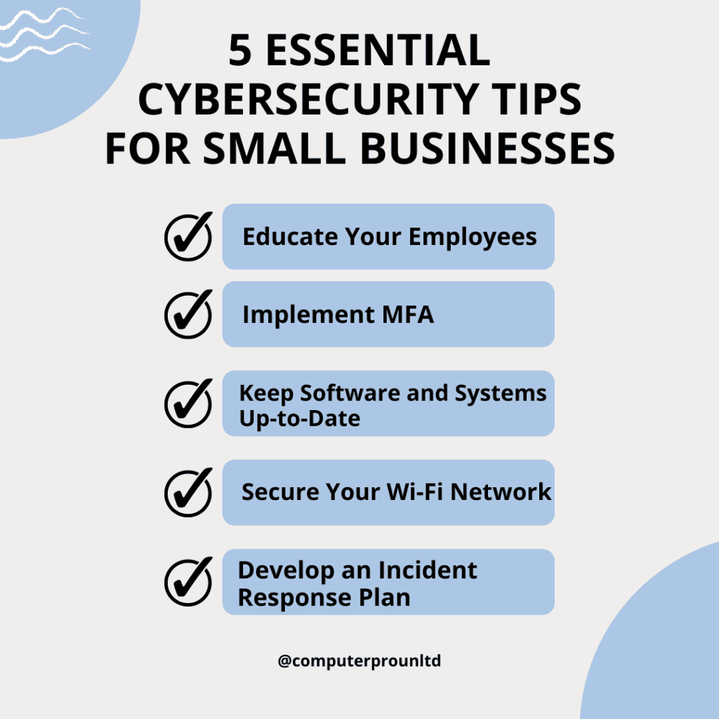 5 Essential Cybersecurity Tips for Small Businesses